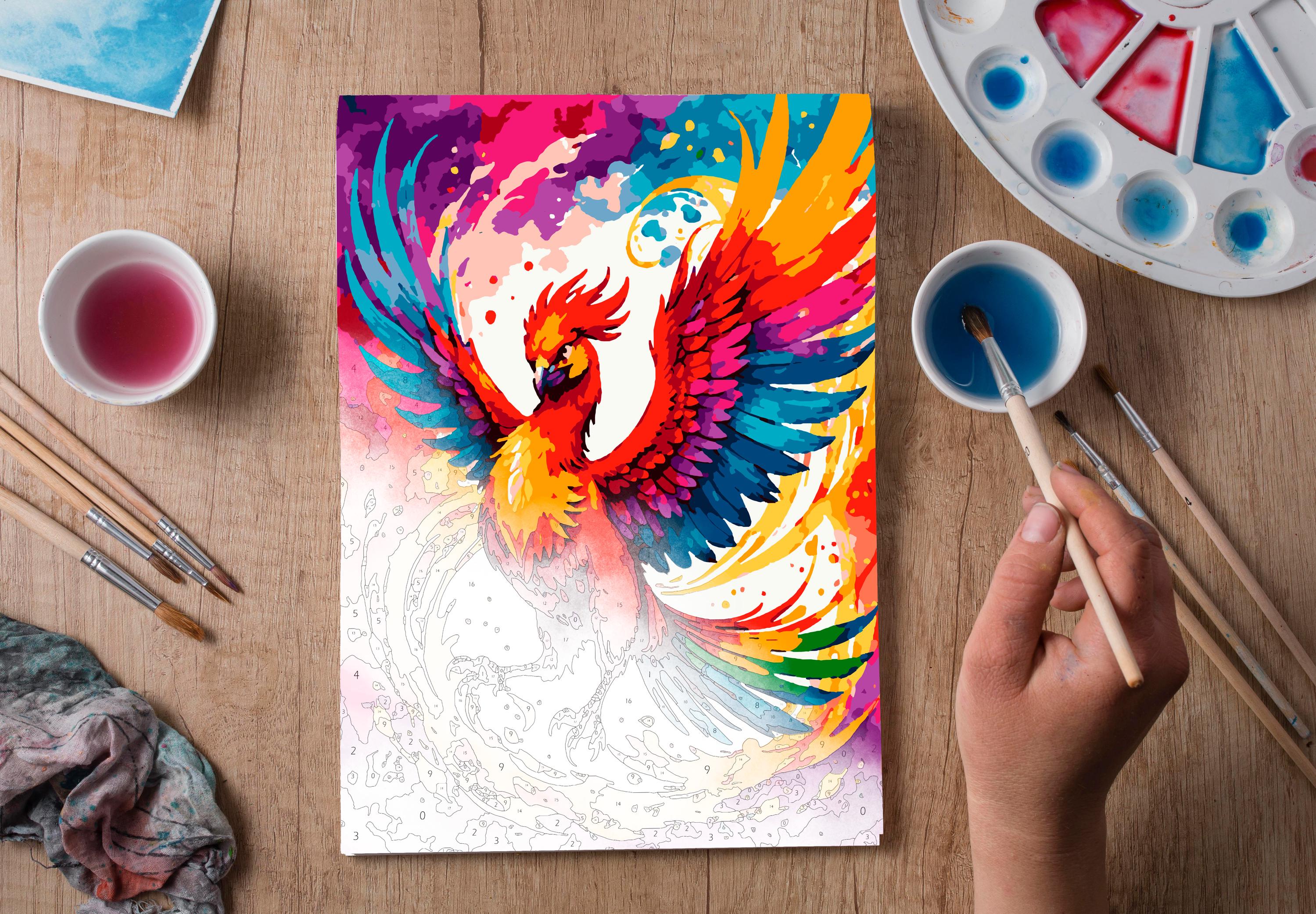 Color by Number for Adult, Paint by Numbers, Coloring Page Magical ...