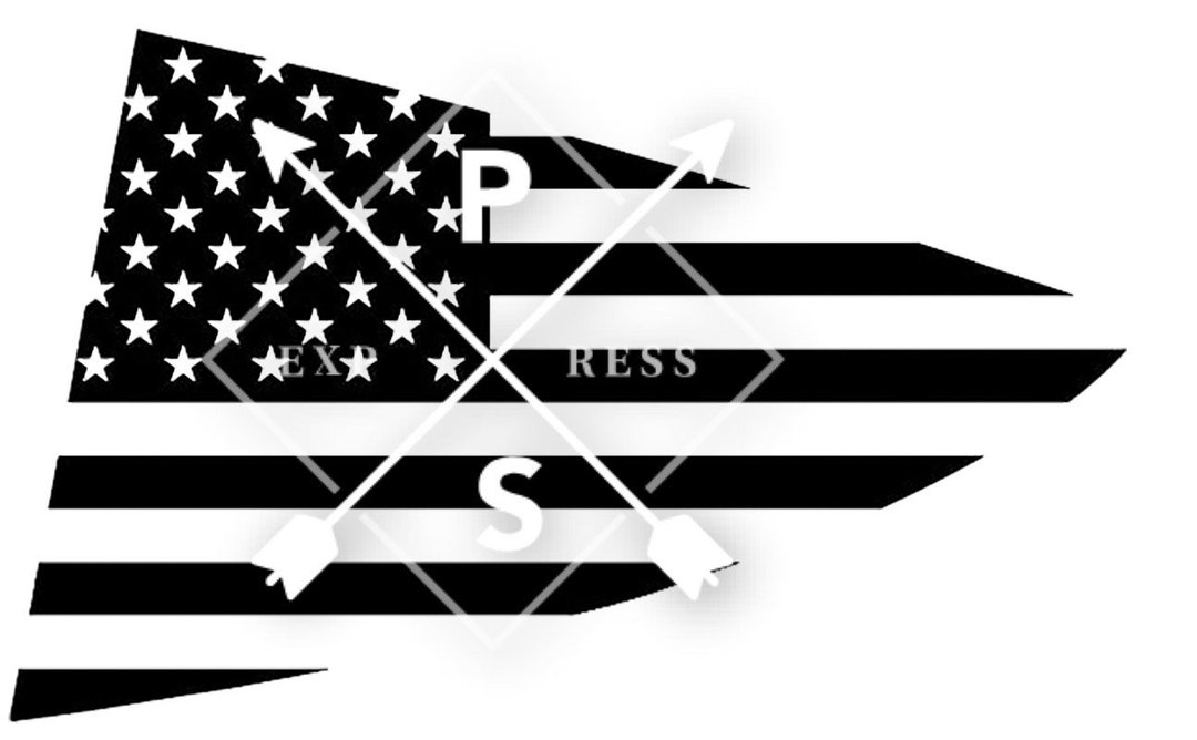 American Flag Vector Image for Tesla Model 3/Y Full Size SVG Included ...