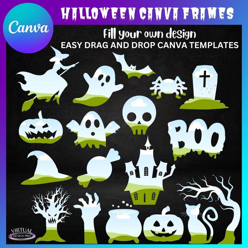 Halloween Frames - Etsy