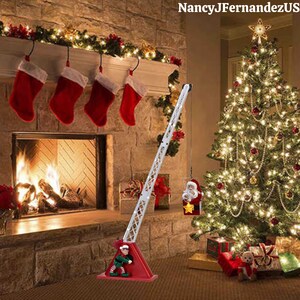 Red Santa Claus Crane White Santa Christmas Decoration - Etsy