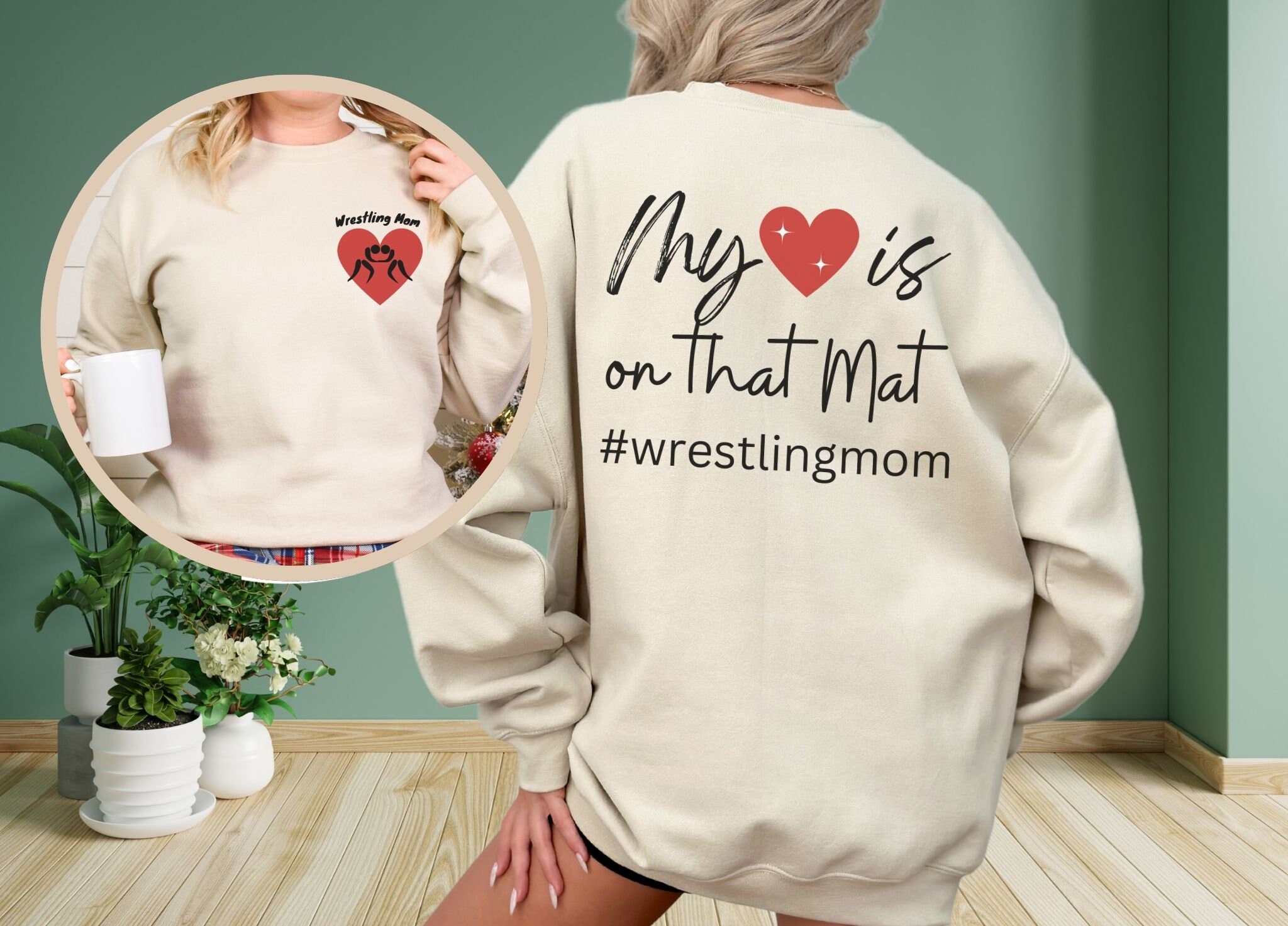 Wrestling Sweater, Wrestler Mom Sweater, Game Day Wrestling Shirt ...