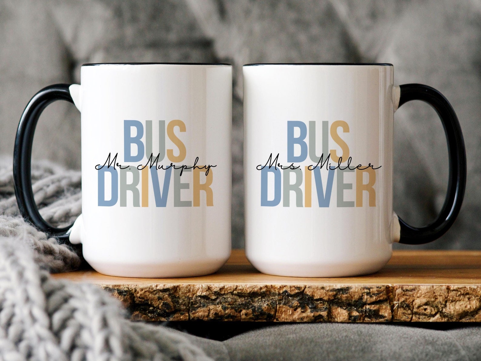 Personalized Bus Driver Mug, Bus Driver Gift, Bus Driver Appreciation ...