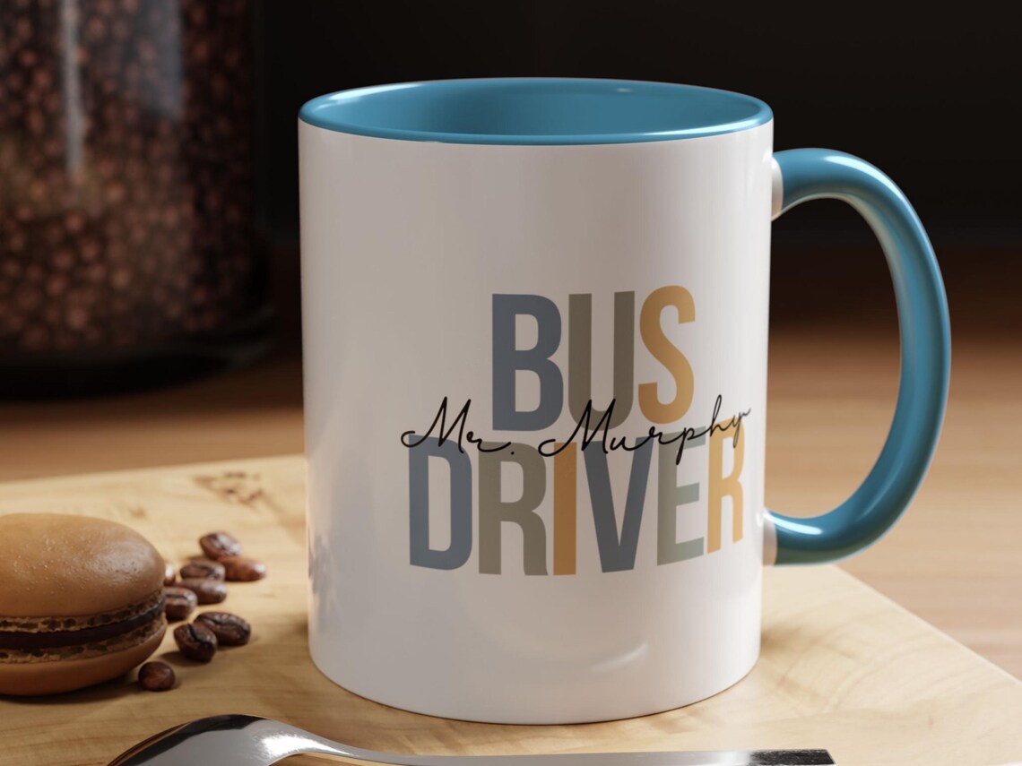 Personalized Bus Driver Mug, Bus Driver Gift, Bus Driver Appreciation ...