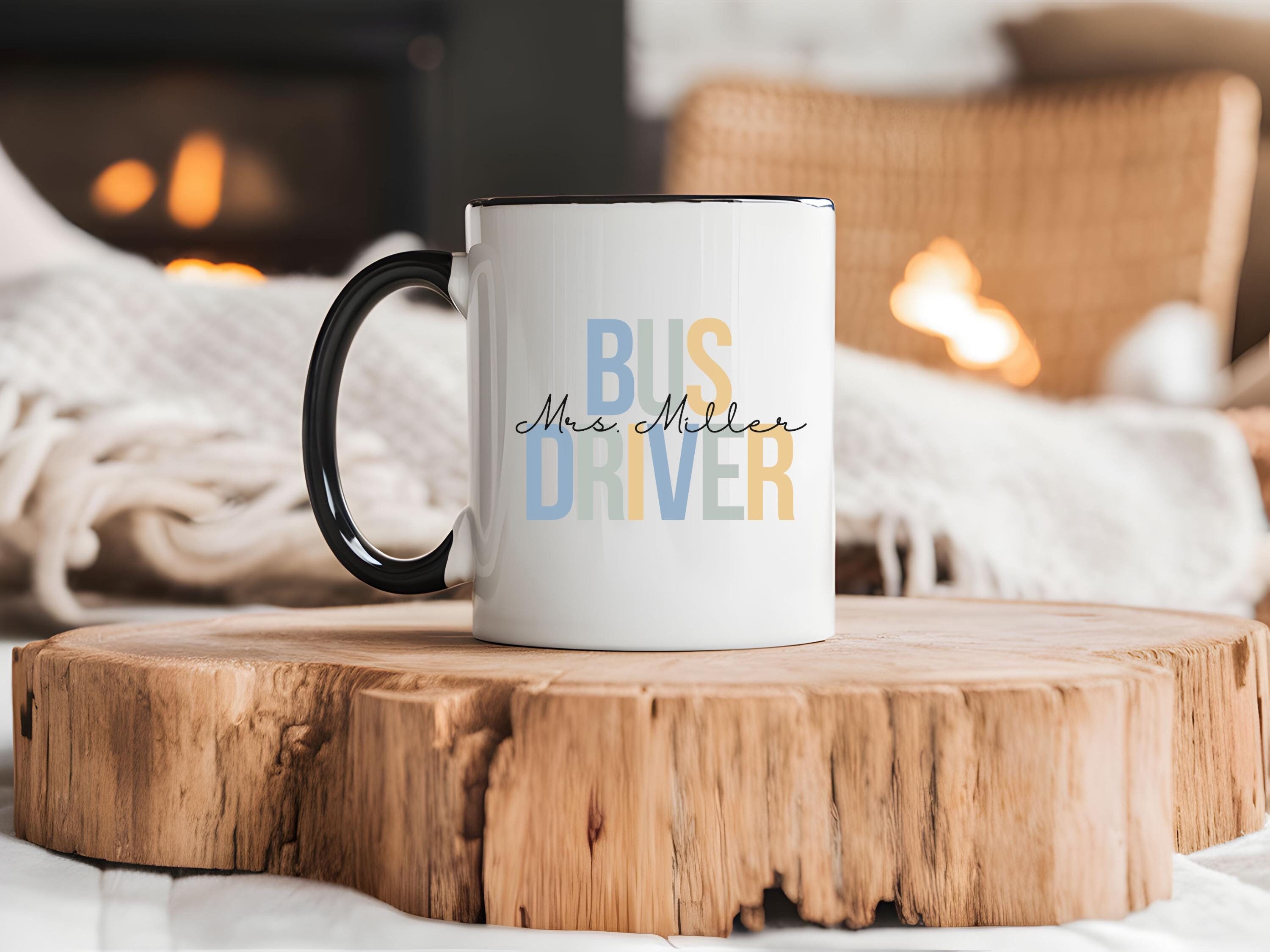 Personalized Bus Driver Mug, Bus Driver Gift, Bus Driver Appreciation ...