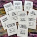 Multipack slow Fashion Woven Clothing Care Labels X 5 Labels - Etsy