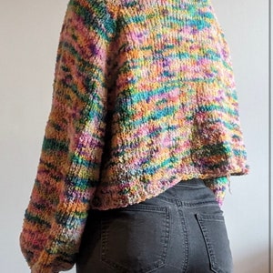 Little Loops Sweater Boucle DK Knitting Pattern Adult - Etsy