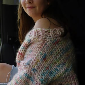 Adult ‘big Cozy’ Super Chunky Knitting Pattern - Etsy