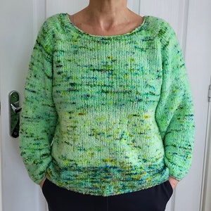 Little Loops Sweater Boucle DK Knitting Pattern Adult - Etsy