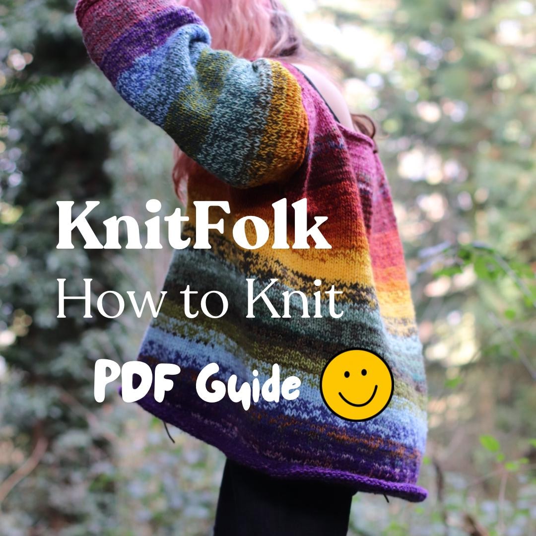 How to Knit PDF Digital Download - Etsy