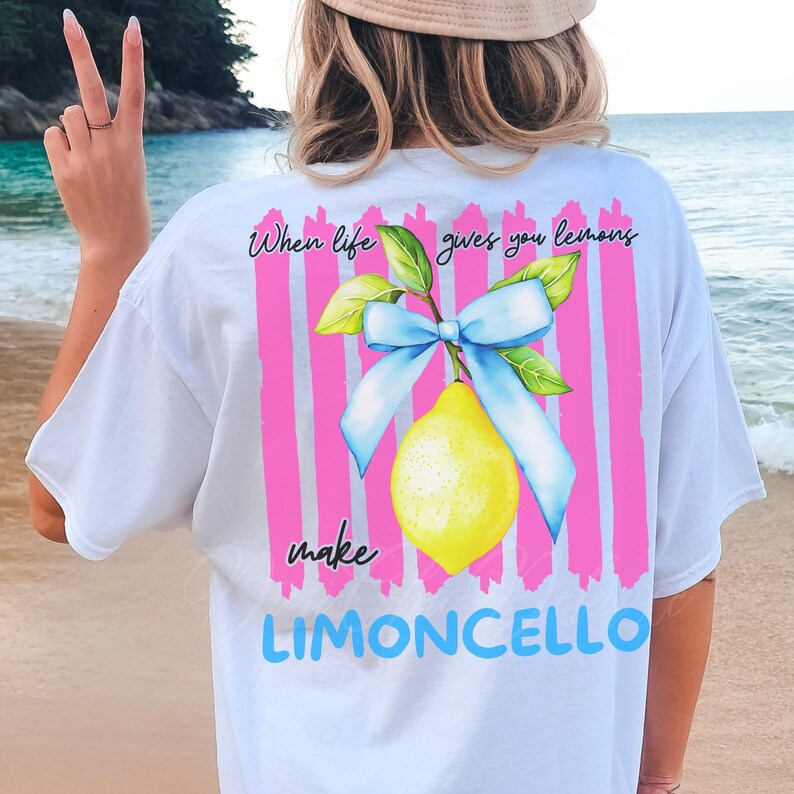 Coquette When Life Gives You Lemons PNG, Limoncello PNG, Amalfi Coast ...