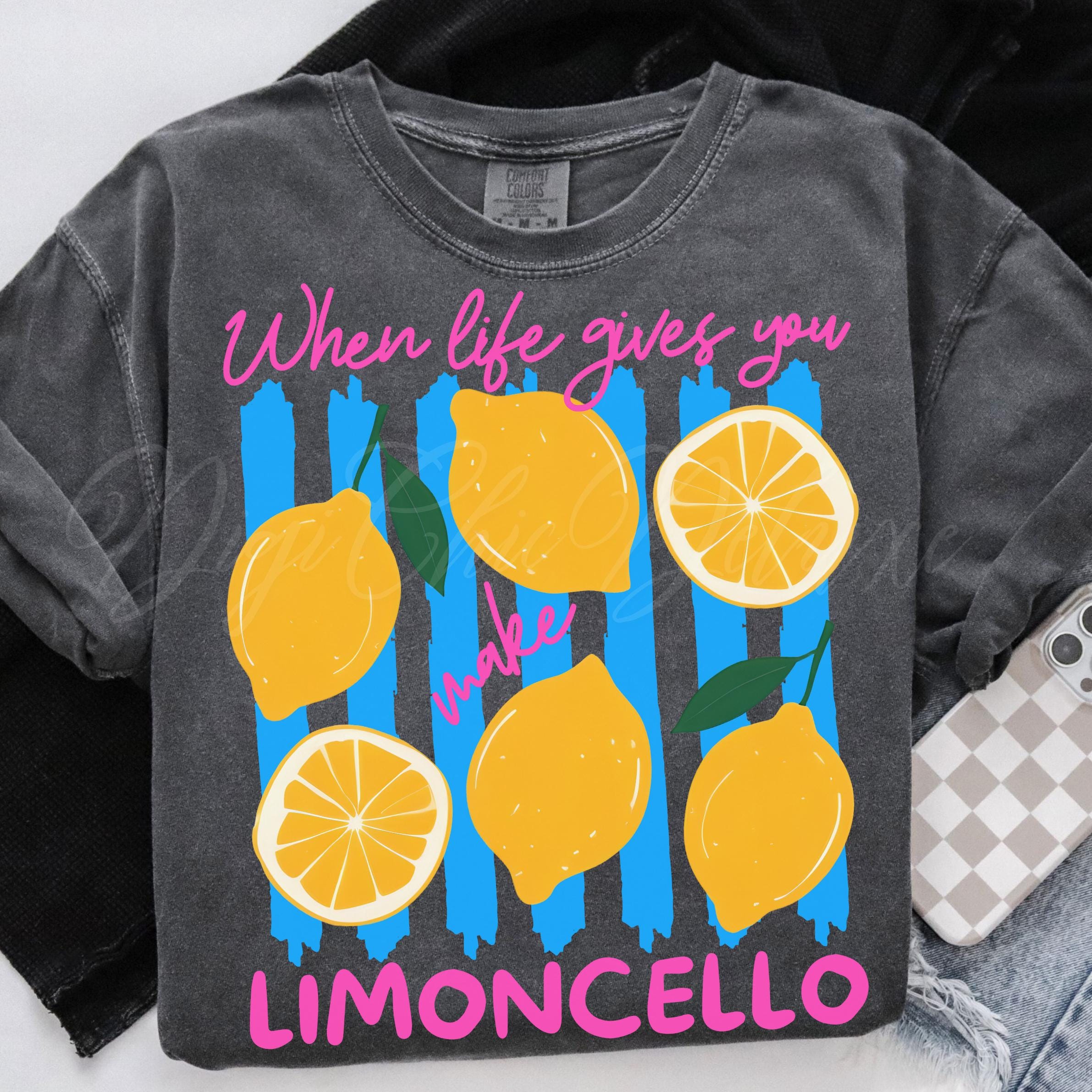 When Life Gives You Lemons PNG, Limoncello Png, Amalfi Coast Italy Png ...