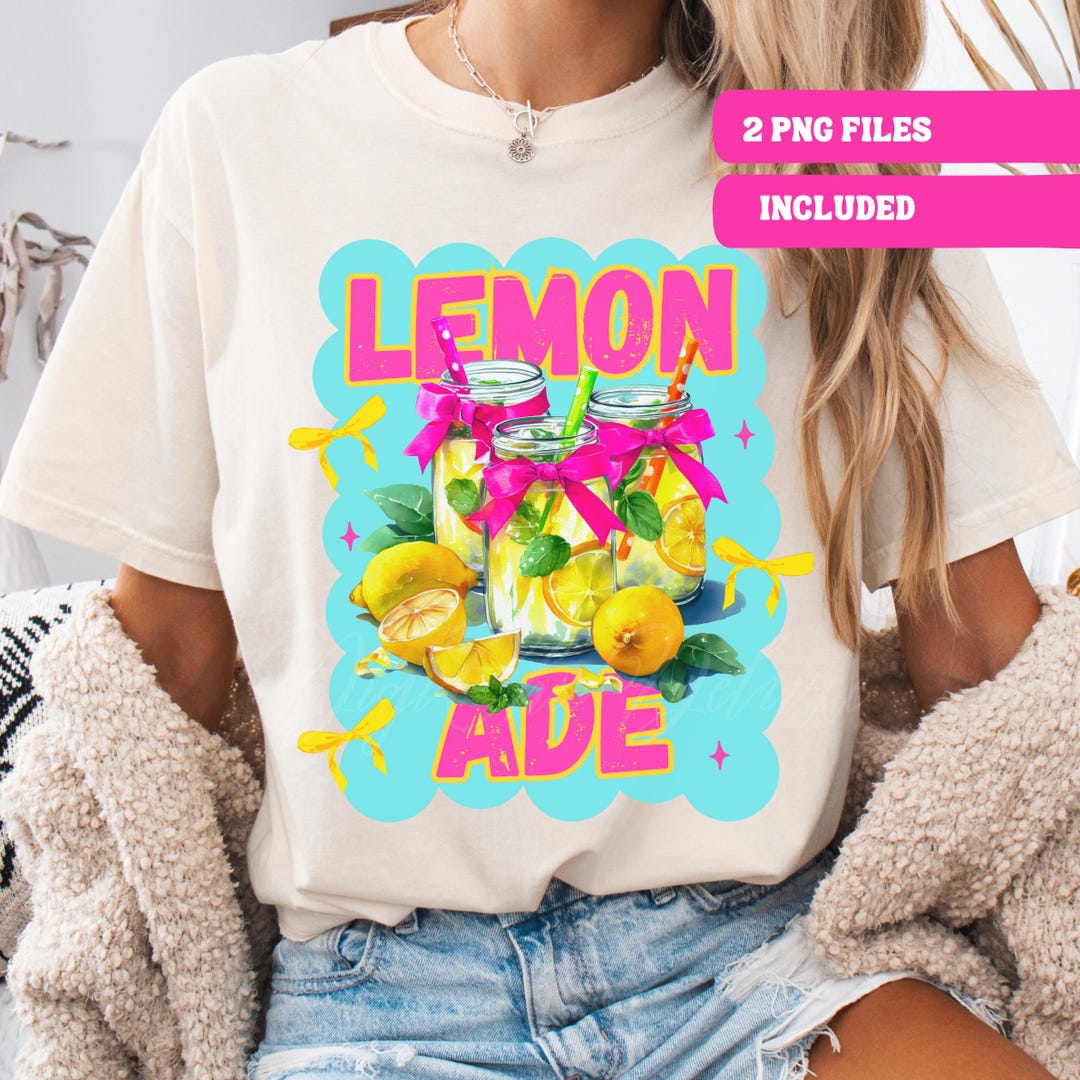 Preppy Lemon Summer Png, Lemonade Png, Lemon Coquette Png, Preppy ...