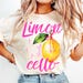 Limoncello PNG Shirt Sublimation and Dtf Design, Amalfi Coast Italy Png ...