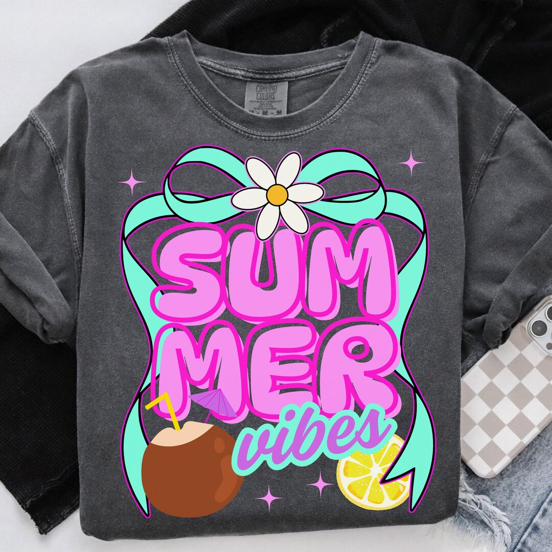Summer Vibes PNG, Coquette Summer PNG, Retro Summer Png, Beach Png ...