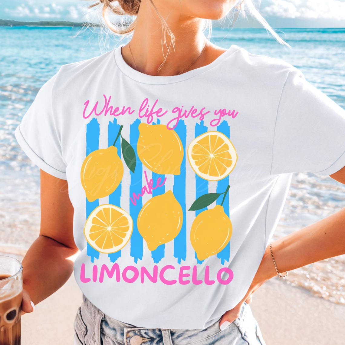 When Life Gives You Lemons PNG, Limoncello Png, Amalfi Coast Italy Png ...