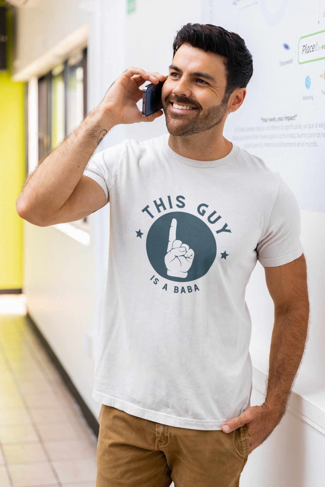 This Guy is Baba Joke T-shirt - Gift for Baba, Father's Day Shirt, New ...