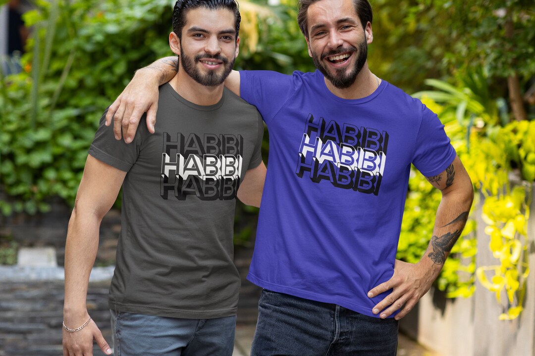 Habibi T-shirt Love Shirt Arabic Gifts for Women Men Habibi Shirt Gifts ...