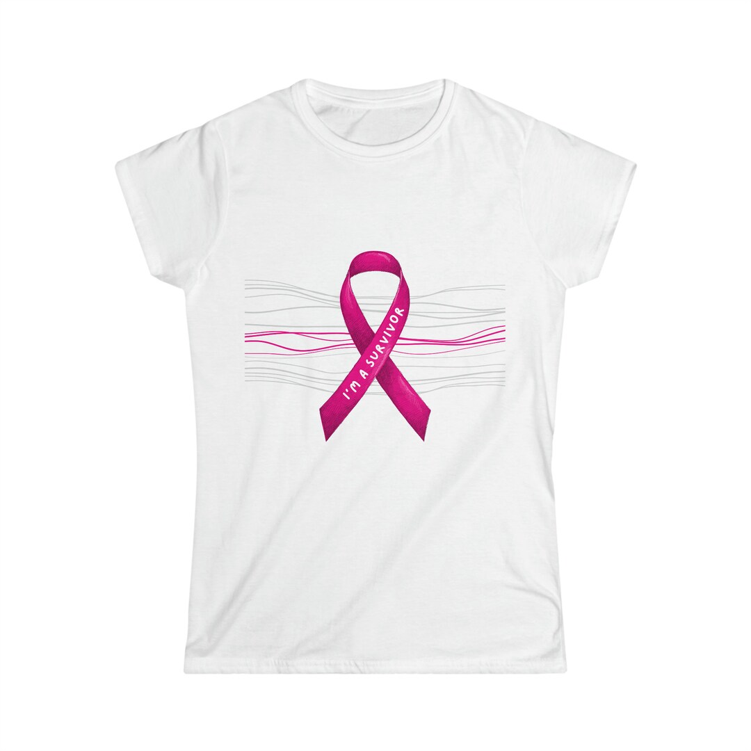 Badass Baddie Fighter Breast Cancer Women's Softstyle Tee - Etsy