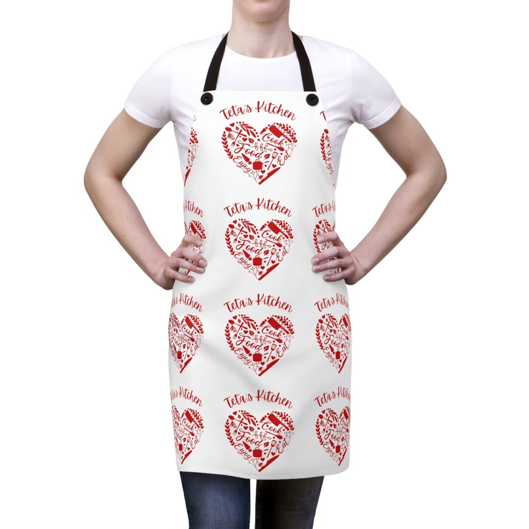Arab Apron | Teta's Kitchen Apron | Teta Gift for Arabic Grandma | Cute ...