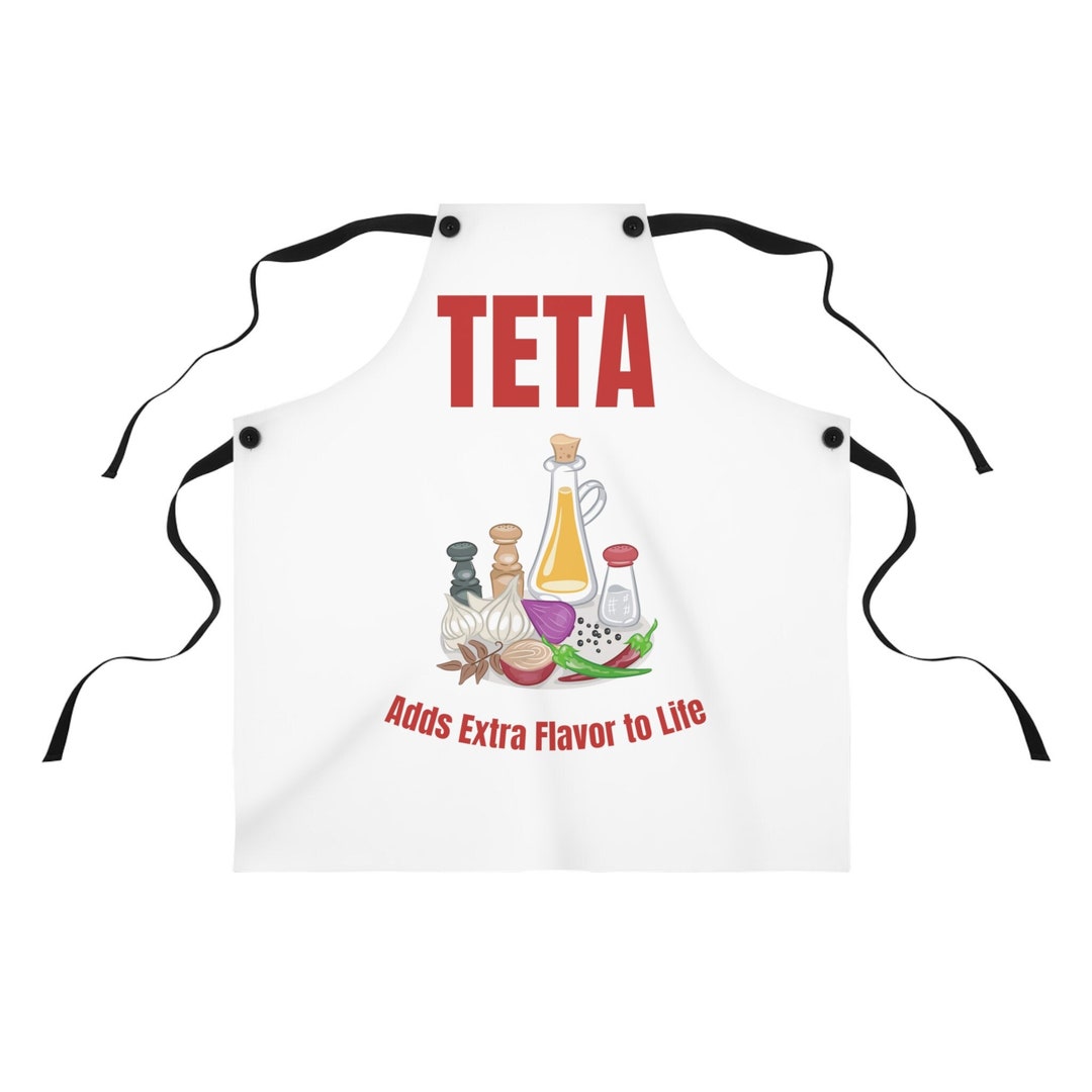 Arab Apron | Teta's Kitchen Apron | Teta Gift for Arabic Grandma | Cute ...