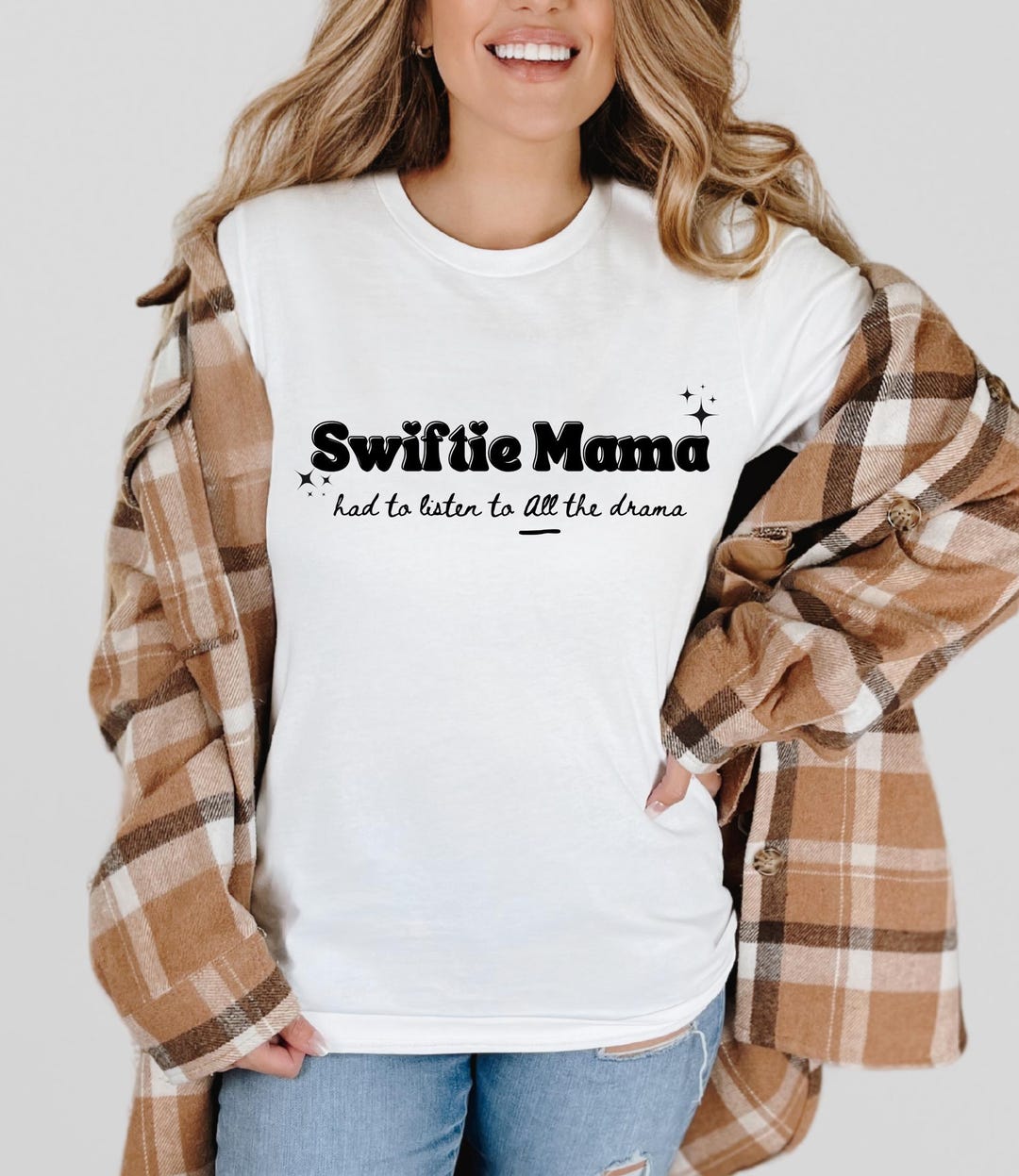 Swiftie Mama Drama Crewneck T-shirt Swiftie Mom Shirt Mama Swifty Tee ...