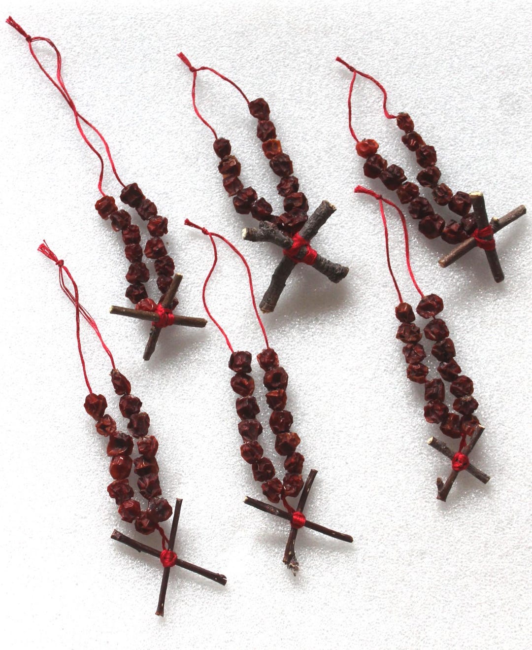 Rowan Wood and Berry Crosses-protection Charm-mountain Ash-talisman ...