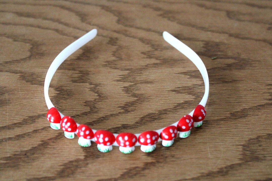 Wooden Fairyland Mushrooms Hairband-headband-accessories-spring Fairies ...