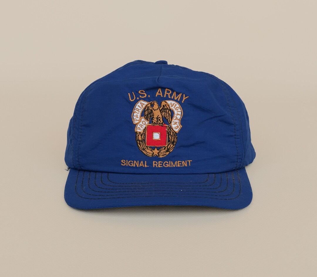 Vintage USA Trucker Hat US Army Signal Regiment - Etsy