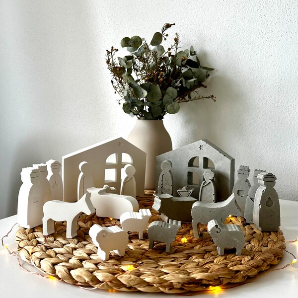 Scandinavian Nativity Set - Etsy