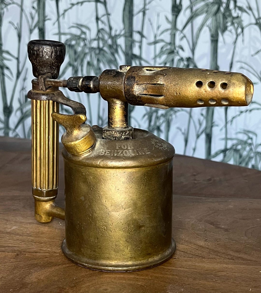 Original schwedischer Sievert MESSING-GASBRENNER | Vintage Lötlampe Max ...