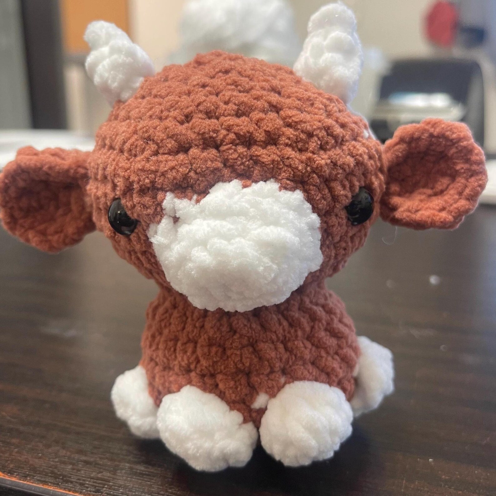 Crochet Mini Cow Amigurumi - Etsy