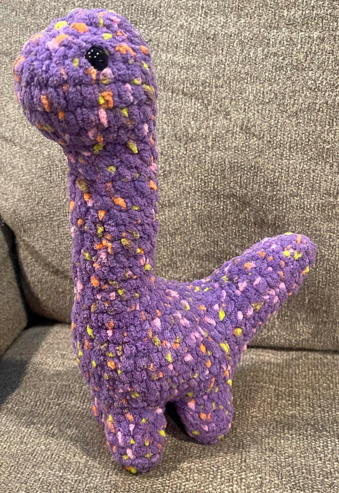 Crochet Mini Brontosaurus Dino Amigurumi - Etsy