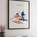 Ski Ya Later Print, Vintage Ski Poster, Ski Print, Winter Sports, One ...