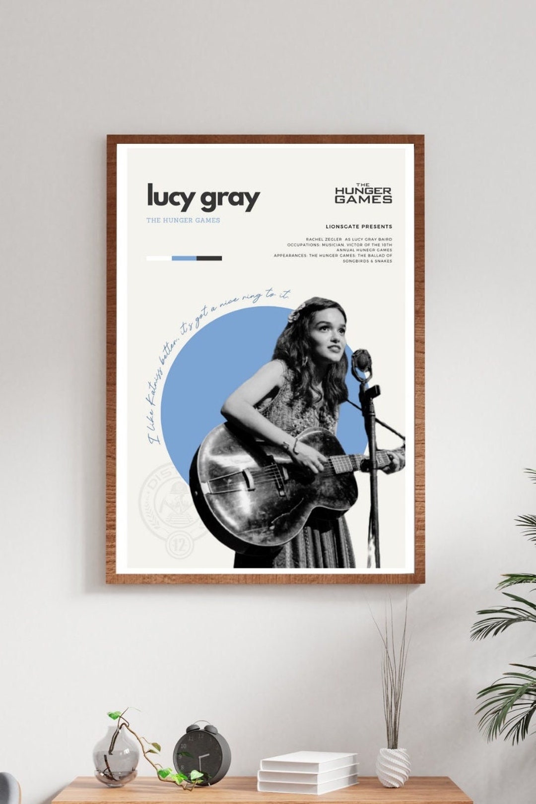 The Songbird of District Twelve: Lucy Gray Tribute Poster the Ballad of ...