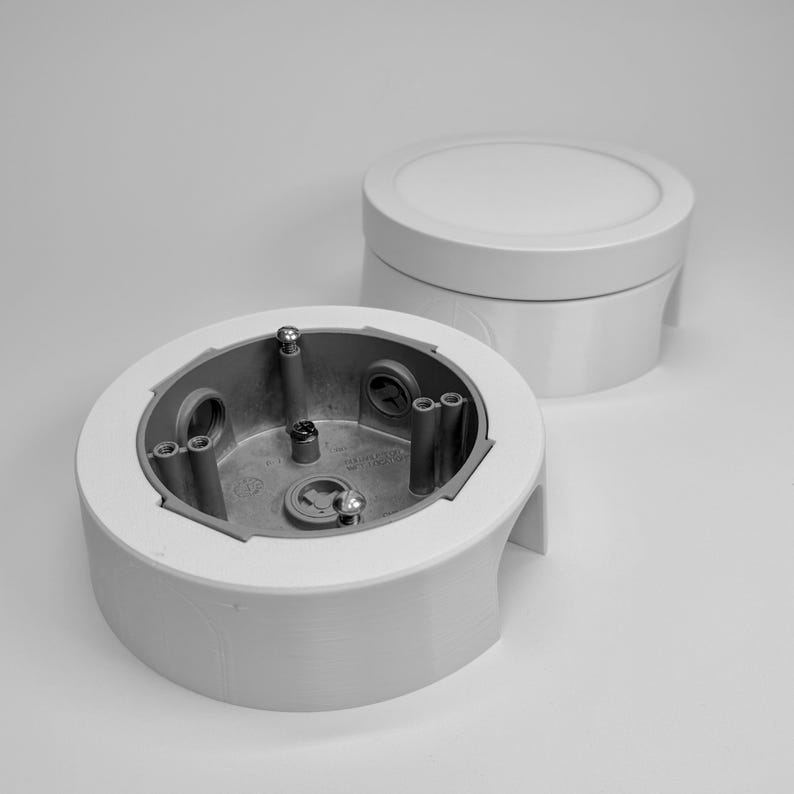 Customizable Round Weatherproof Junction Box Covers With Knockouts - Etsy