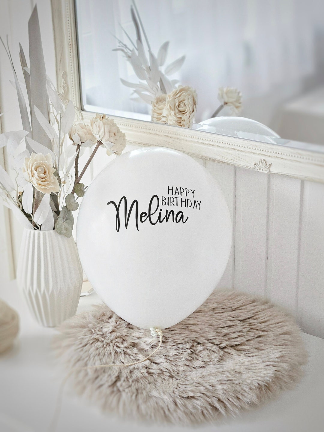 Personalized Balloon, Birthday Balloon, Personalized Balloon, Happy ...