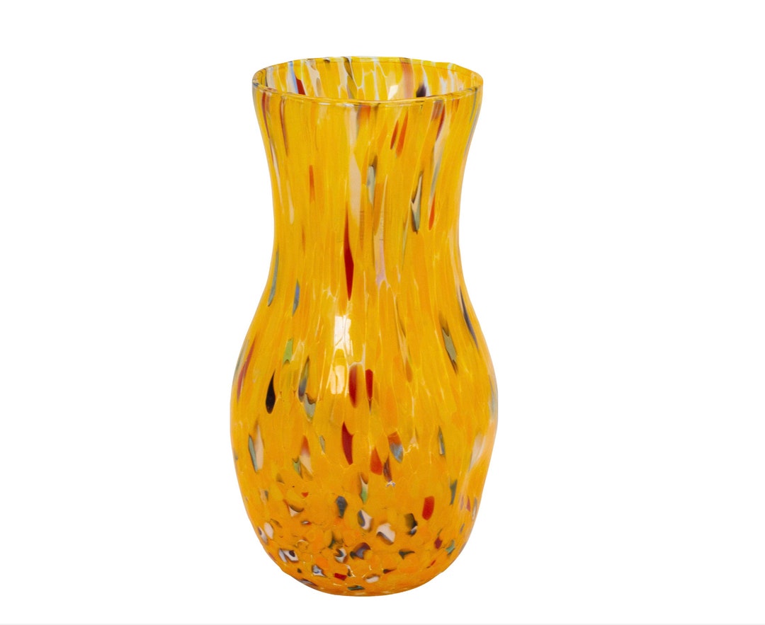 Seattle, Murano Glasses Vase Color "mustard", Model Goto, Handmade ...