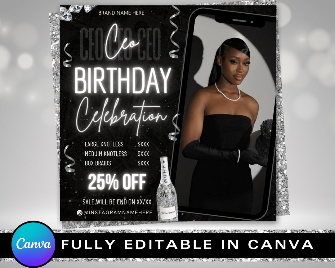 CEO Birthday Sale Flyer, CEO Birthday Special, CEO Birthday Flyer ...