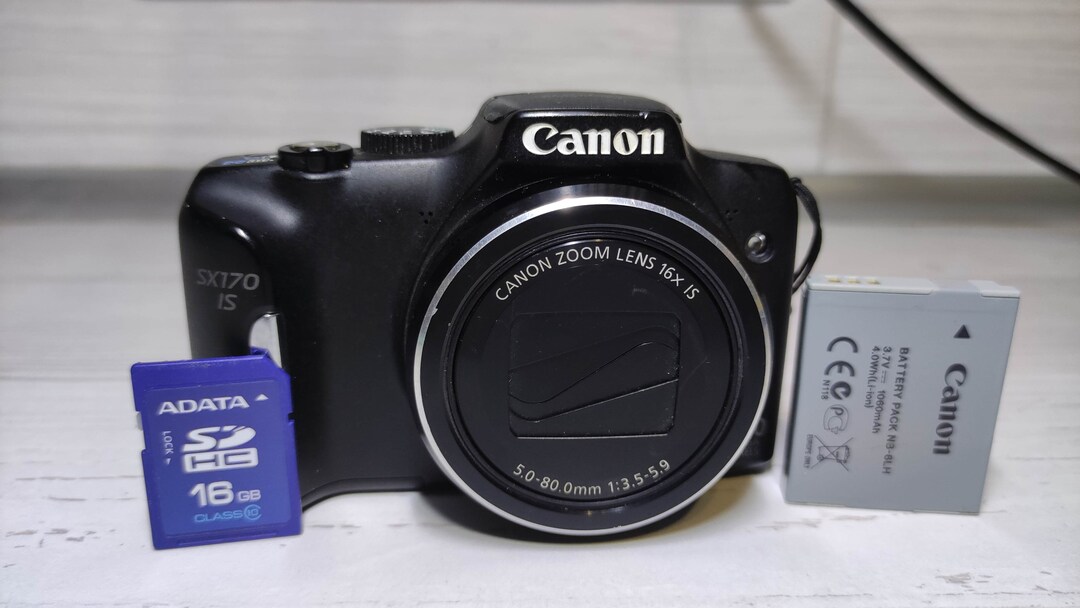 Canon Powershot SX170 IS Black Digital Camera 16x IS Zoom Lens Tested ...