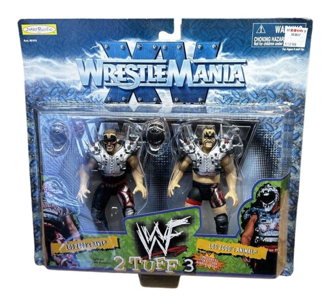 Vintage WWF Tuff 2 3 Wrestlemania XV LOD 2000 Hawk & Animal - Etsy