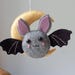 Halloween Home Decor, Felt Bat Pattern, Cute Bat Ornament, Felt ...