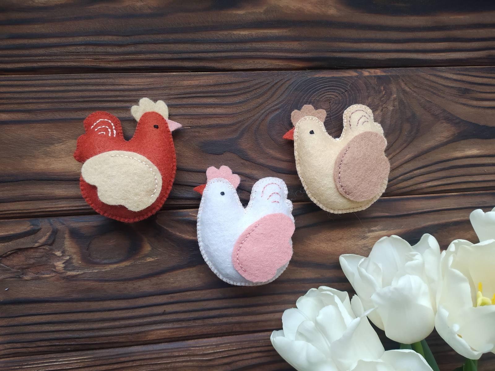 Felt Hen Pattern Easter PDF Pattern - Etsy