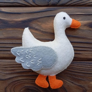 Felt Goose Ornament Sewing Pattern: Christmas & Easter Decor (PDF ...