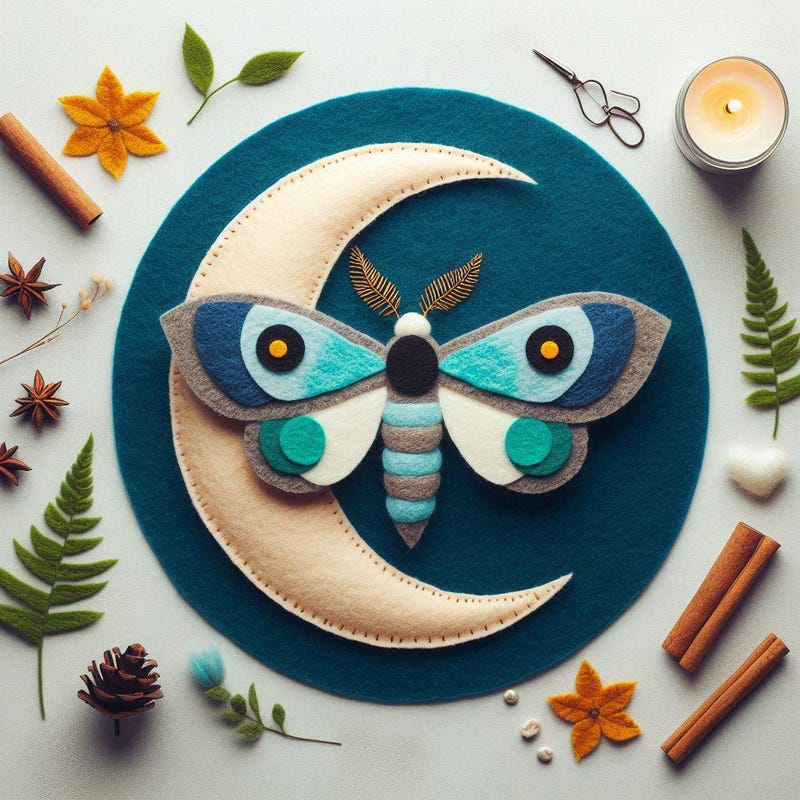 Felted Moth Tutorial - Etsy