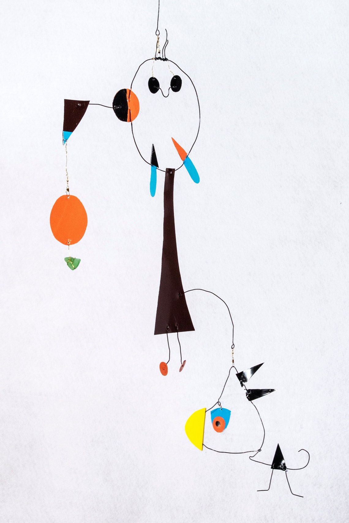 Woman With Dog: Homage to Joan Miró Mobile, Kinetic Mobile, Art Mobile ...