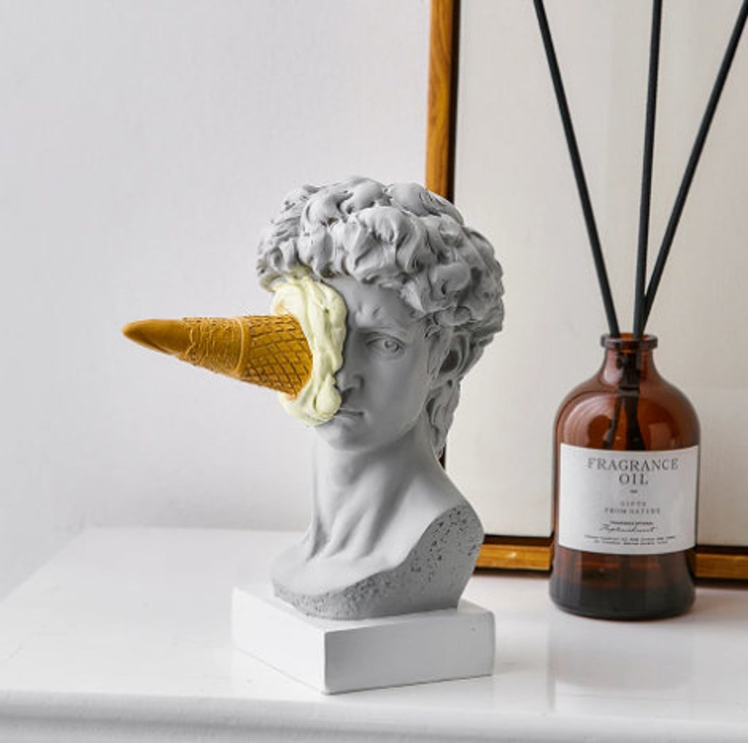 Modern Nordic Figure Ornament Ice Cream David Figurine Home Decor ...