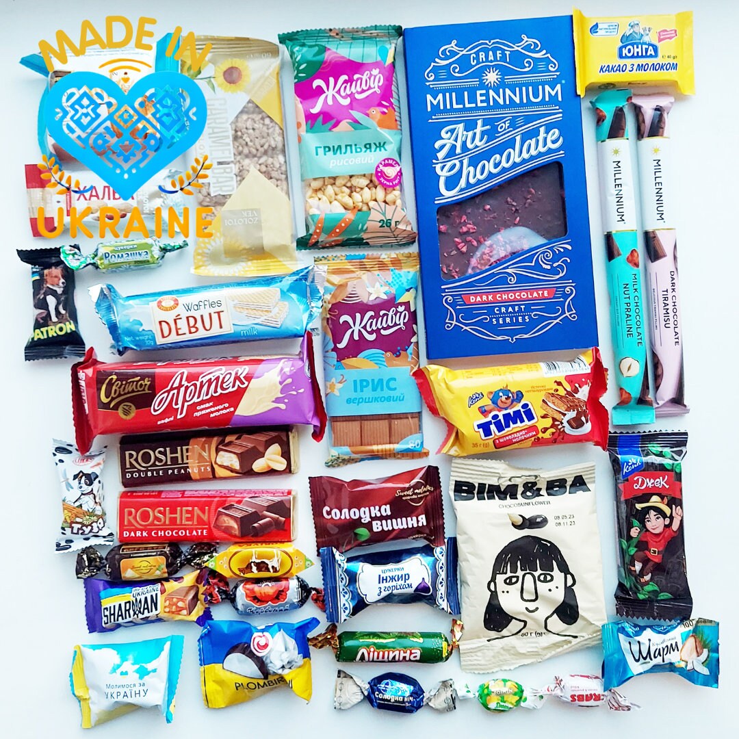 Ukrainian Candy Mystery Box Authentic Sweets from Ukraine Perfect ...