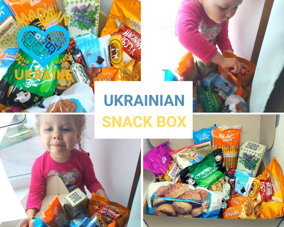 Authentic Mystery Ukrainian Snack Box With 10-90 Surprise Treats From ...