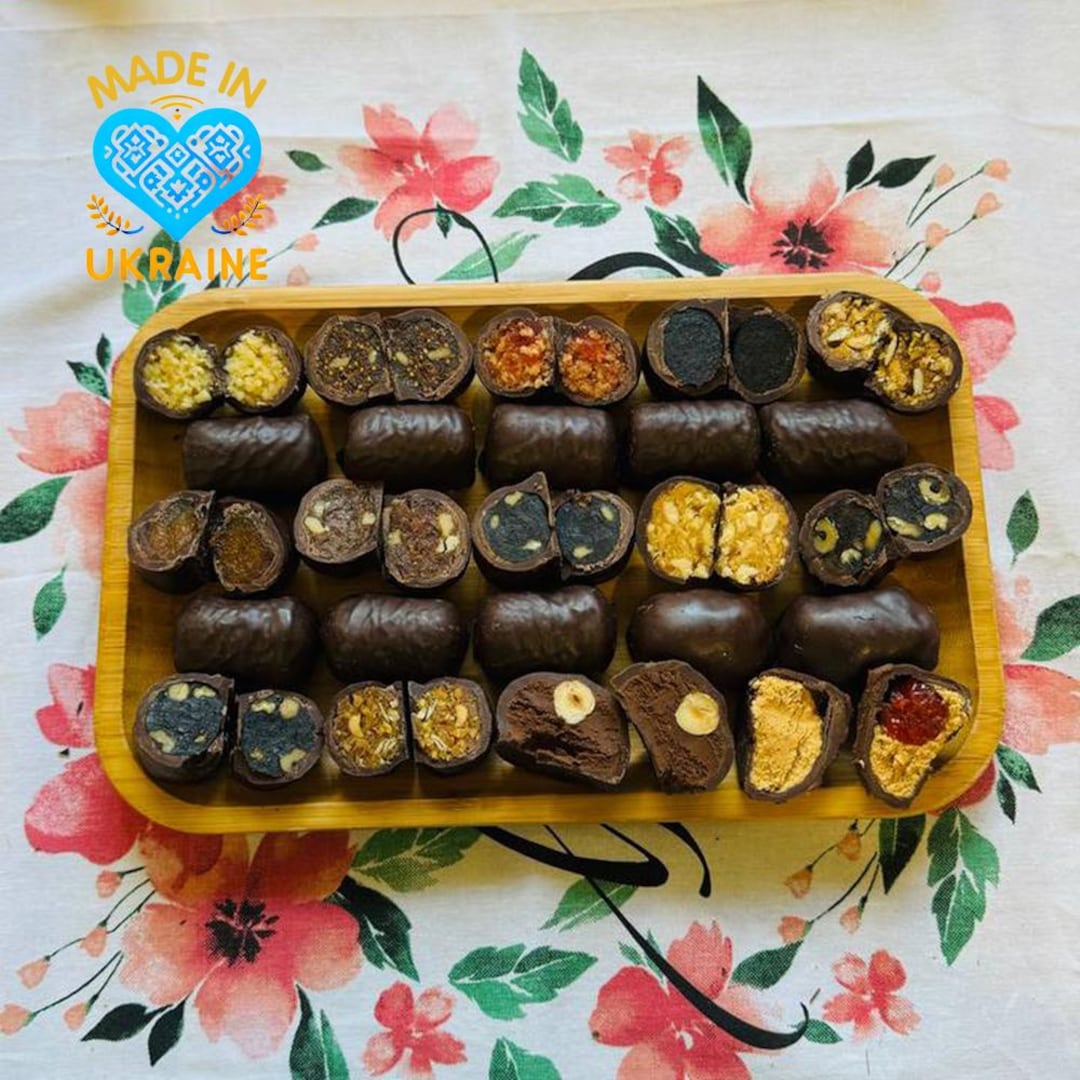 Handcrafted Ukrainian Chocolates With Fruit & Nuts | Handmade Sweets ...