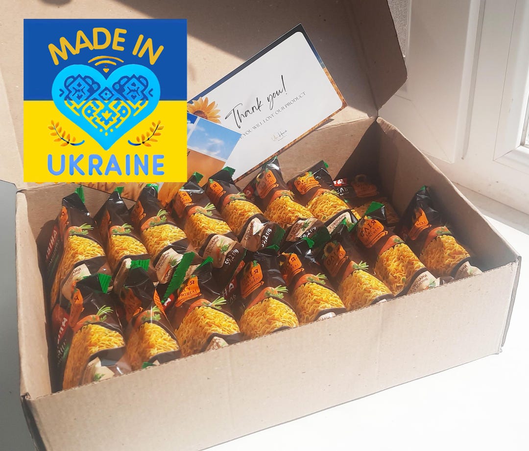 Mivina Chicken Ukrainian Noodles Box | Instant Spicy & Not Spicy ...
